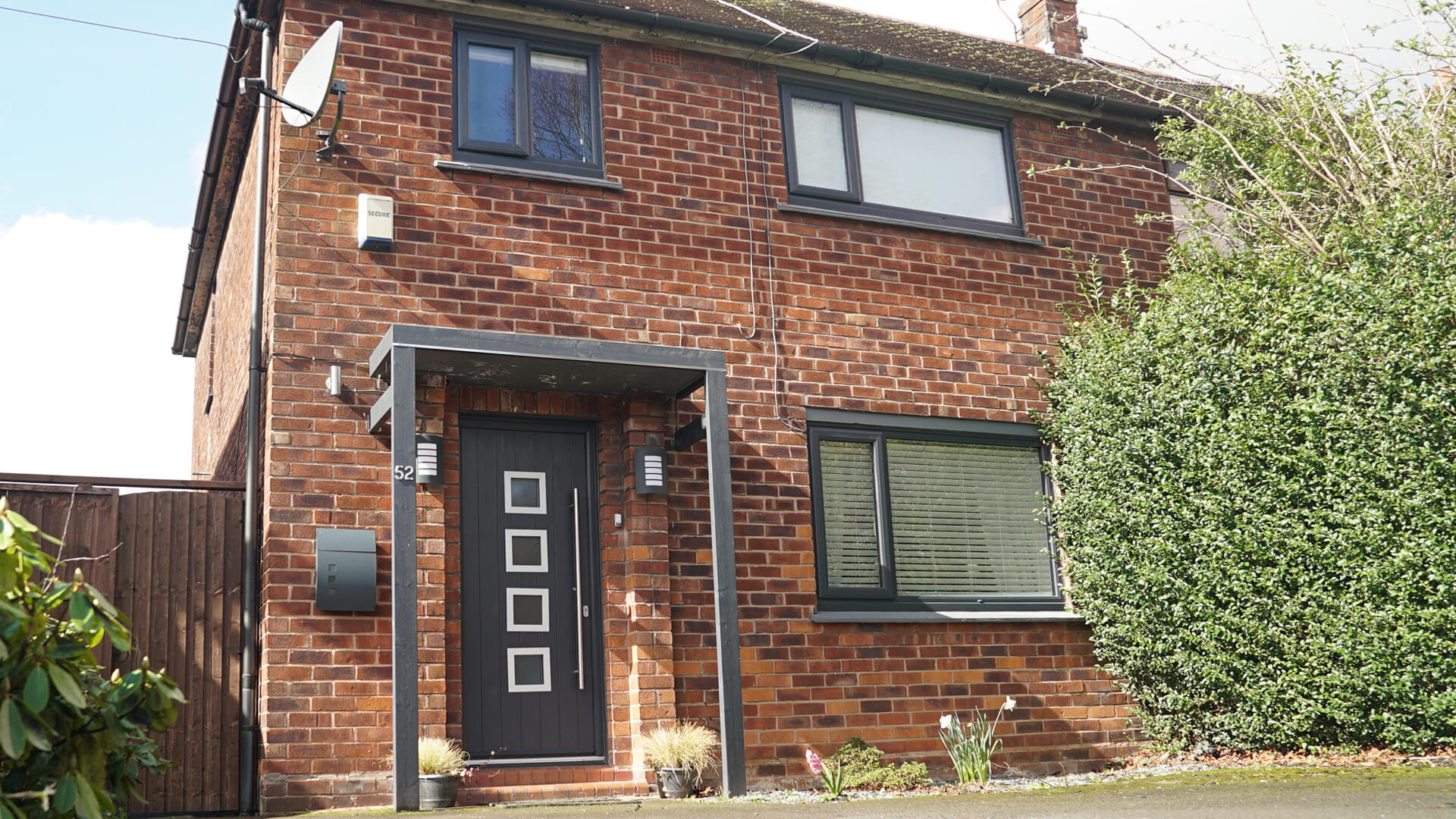 Grey Extreme Windows & Solid Core Front Door | RMC